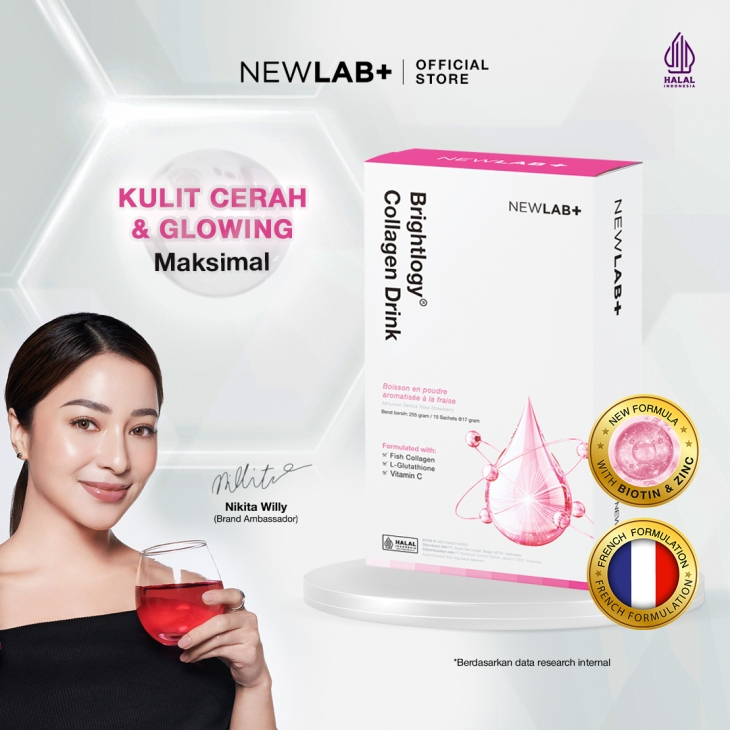 Jual Minuman Kolagen Pemutih Badan Cepat | NEWLAB Premium Collagen ...