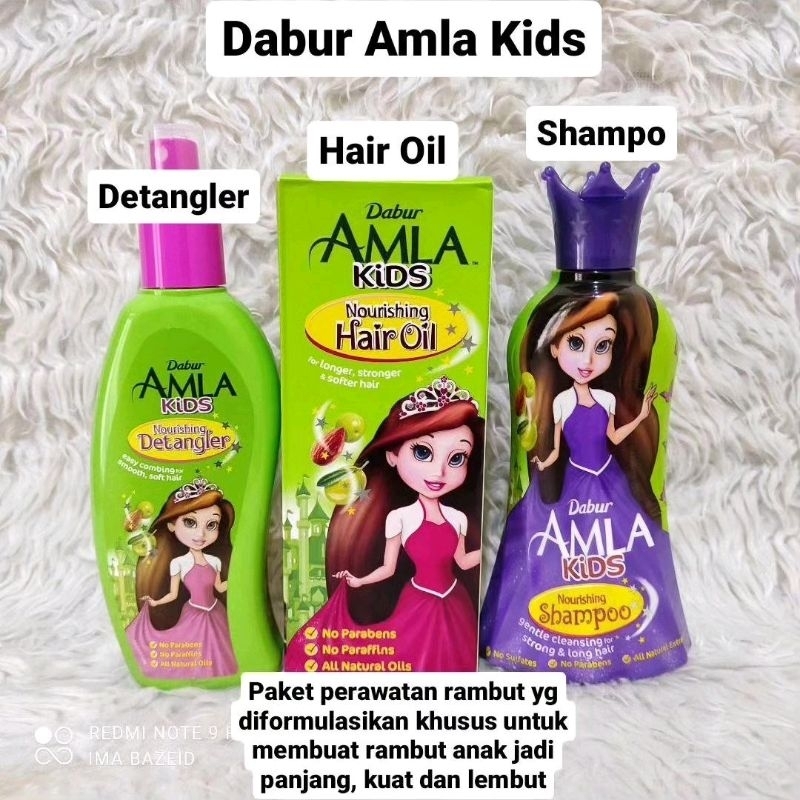 Jual Dabur amla kids 200ml sampo hair oil detangler shampo anak minyak ...
