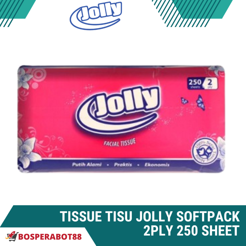 Jual TISSUE TISU JOLLY SOFTPACK 2PLY 250 SHEET | Shopee Indonesia