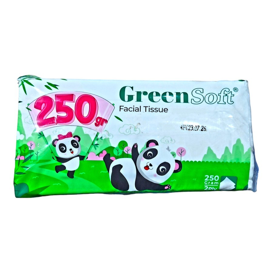 Jual GREEN SOFT FACIAL TISSUE 250 SHEET | TISU 250 SHEET 2 PLY | Shopee ...