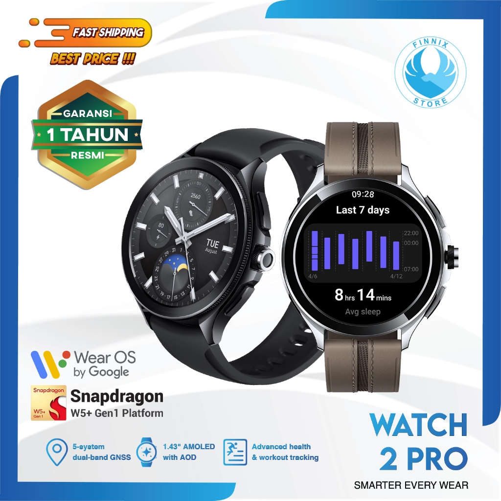 Jual Xiaomi Mi Watch 2 Pro Smartwatch AMOLED Snapdragon W5+ Gen1 - Garansi Resmi | Shopee Indonesia
