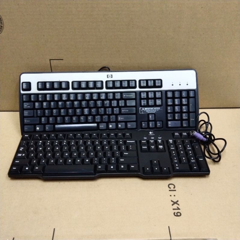 Jual KEYBOARD PS/2 LOGITECH/HP BERGARANSI DAN MURAH | Shopee Indonesia