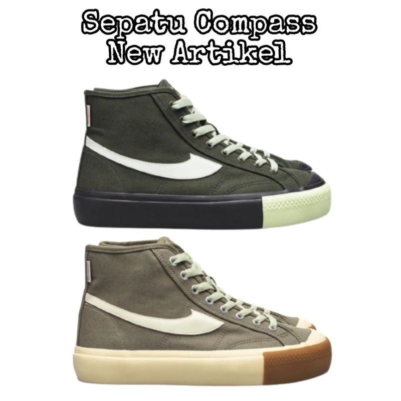 Jual [100% ORIGINAL] SEPATU COMPASS SEASONAL - COMPASS GAZELLE HI WAFER ...