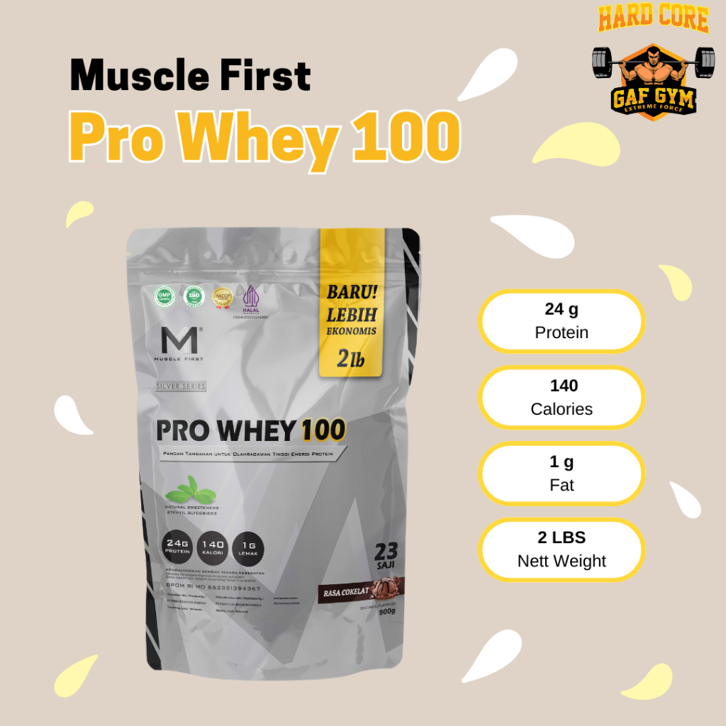 Jual Pro Whey 100 - Muscle First Whey Protein - Official Supplier ...