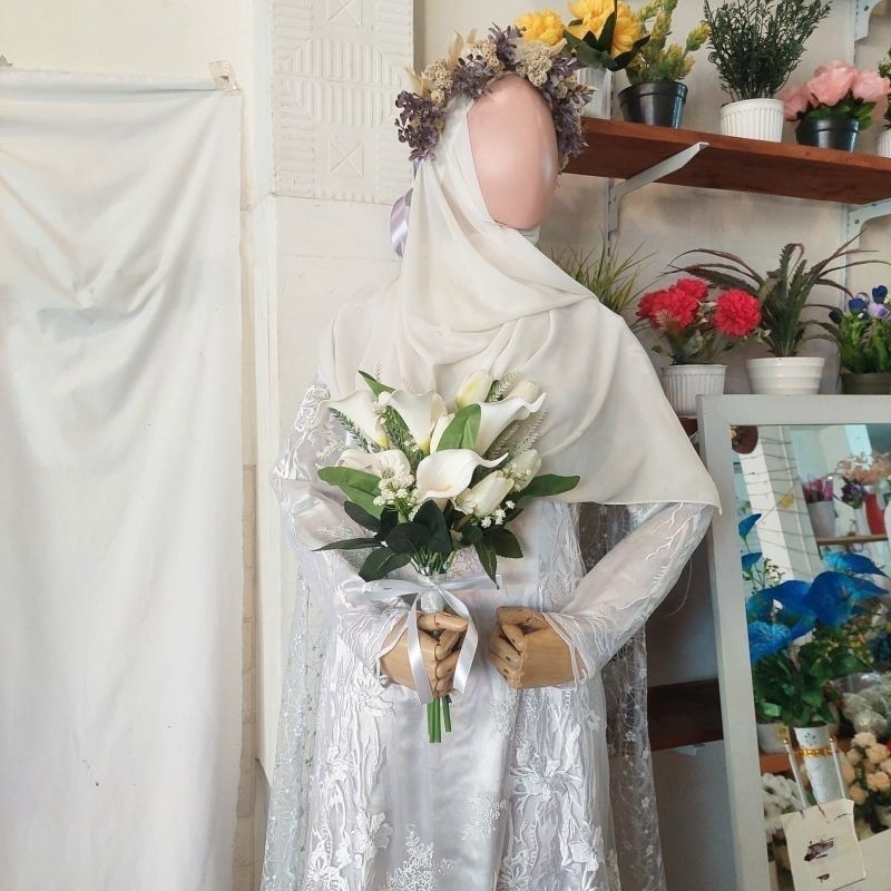 Jual Hand Buket Bunga Wedding pernikahan lamaran tema serba Varian ...