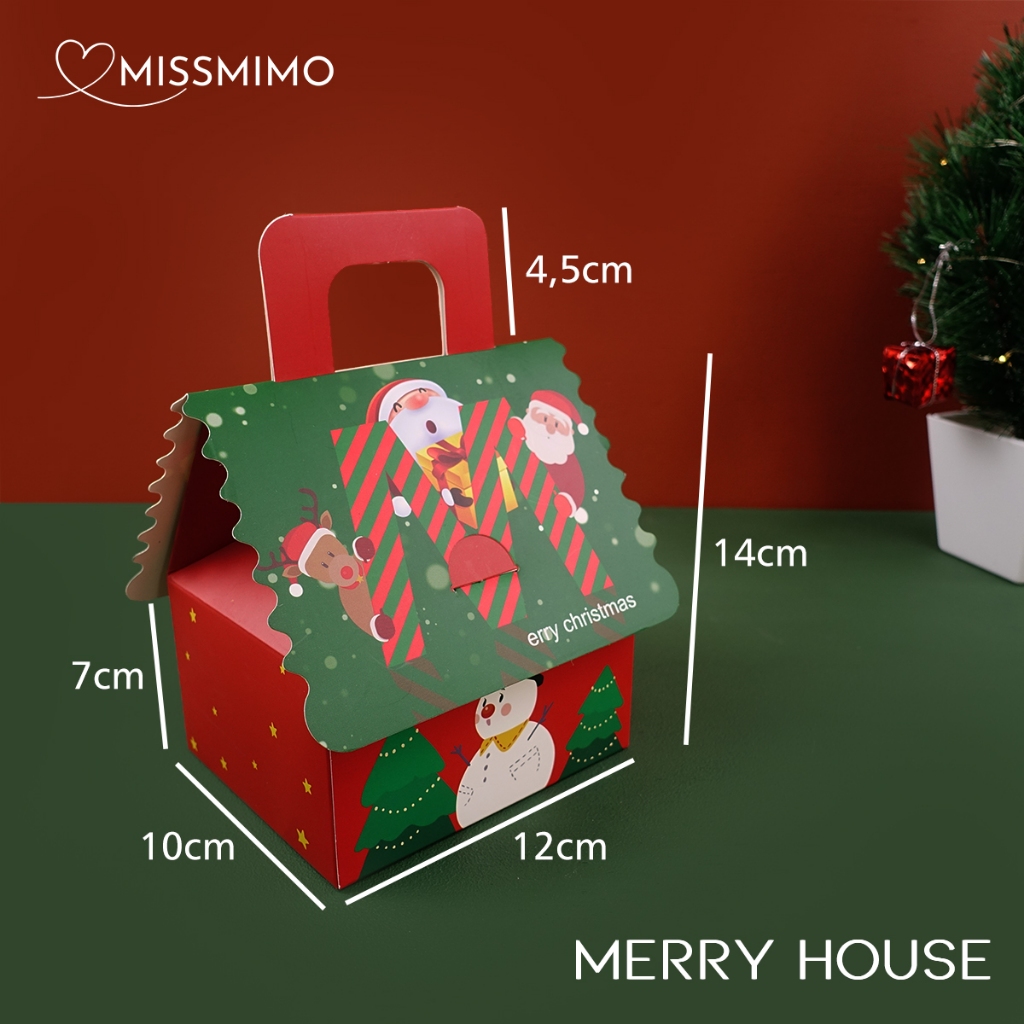 Jual Gable Box Natal Christmas Hampers Gift Box Kue Kering Kotak Hadiah ...
