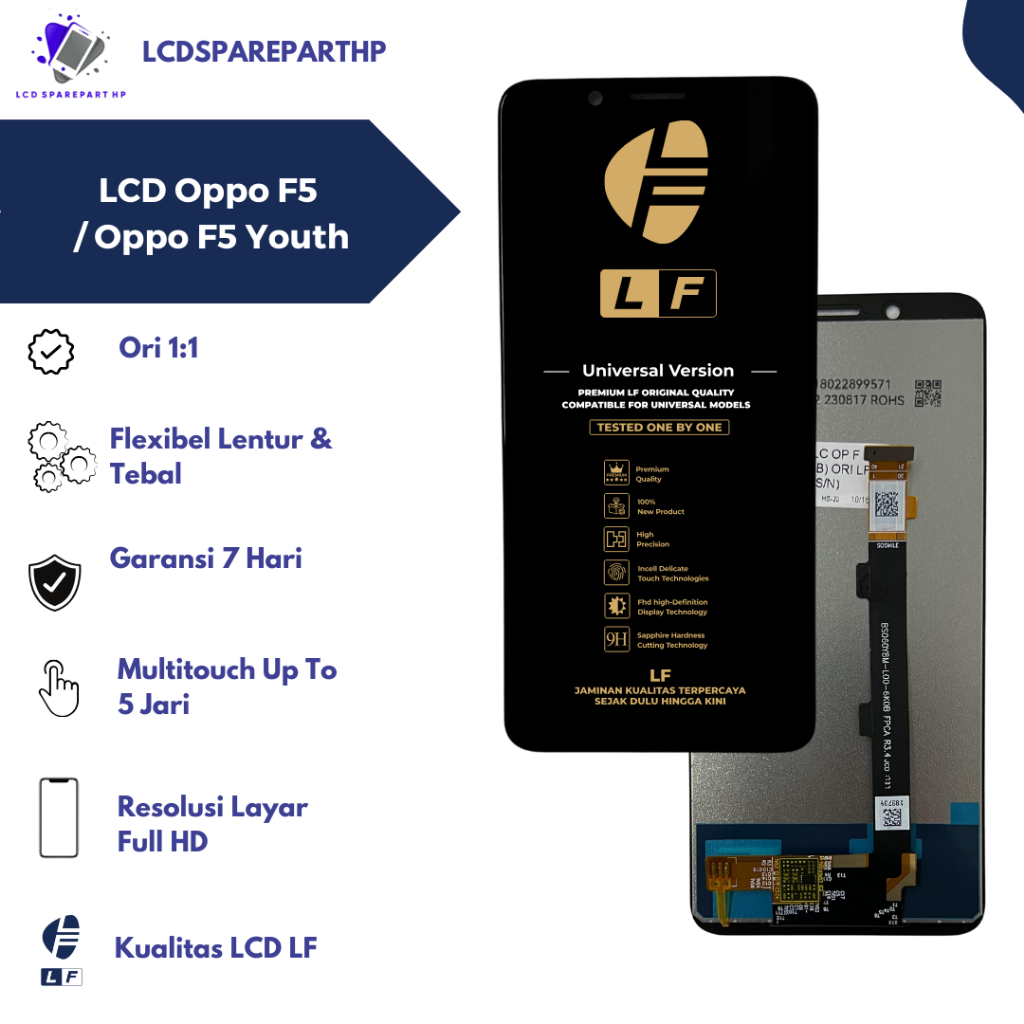 Jual LCD Oppo F5 / Oppo F5 Youth Fullset Touchscreen | Shopee Indonesia