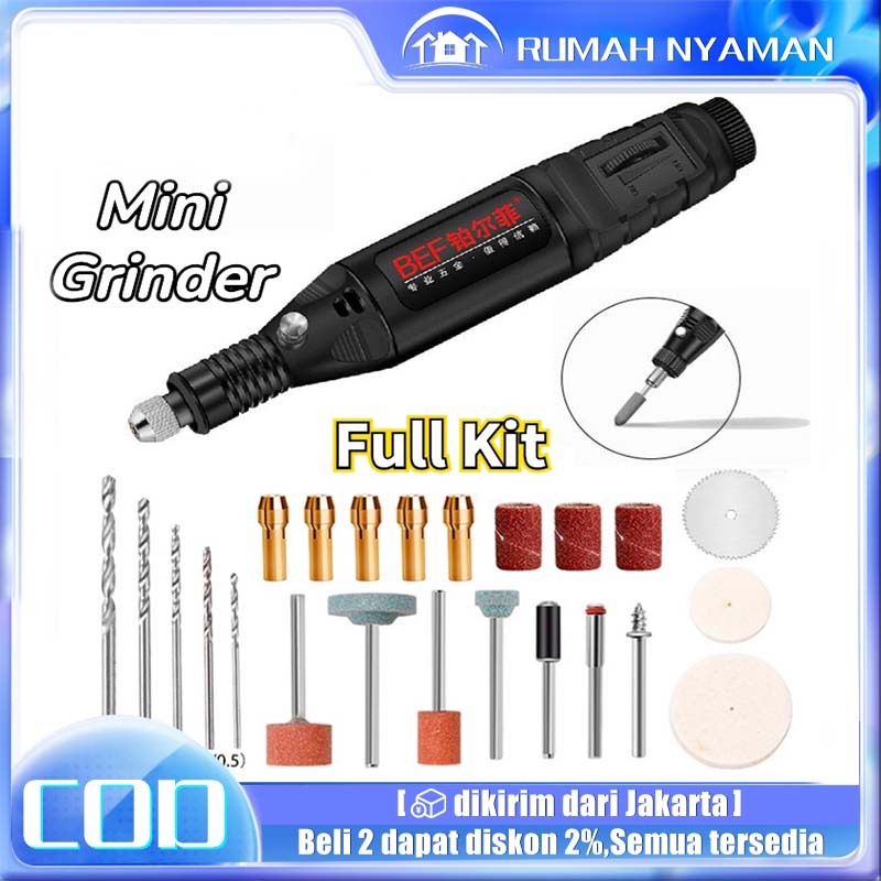 Jual Bor Mini 12V DC 3000-18000 RPM Mini Drill Electric Engraver ...