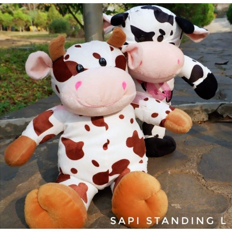 Jual Boneka sapi standing lucu menggemaskan ukuran 50cm super lembut ...
