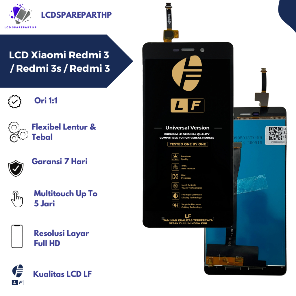 Jual LCD REDMI 3 / 3S / 3 PRO FULLSET TOUCHSCREEN | Shopee Indonesia