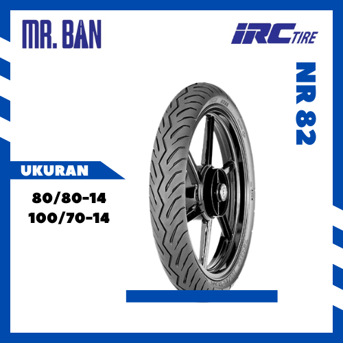 Jual BAN MOTOR RING 14 IRC NR 82 TUBLES 80/80-14 100/70-14 TL | Shopee ...