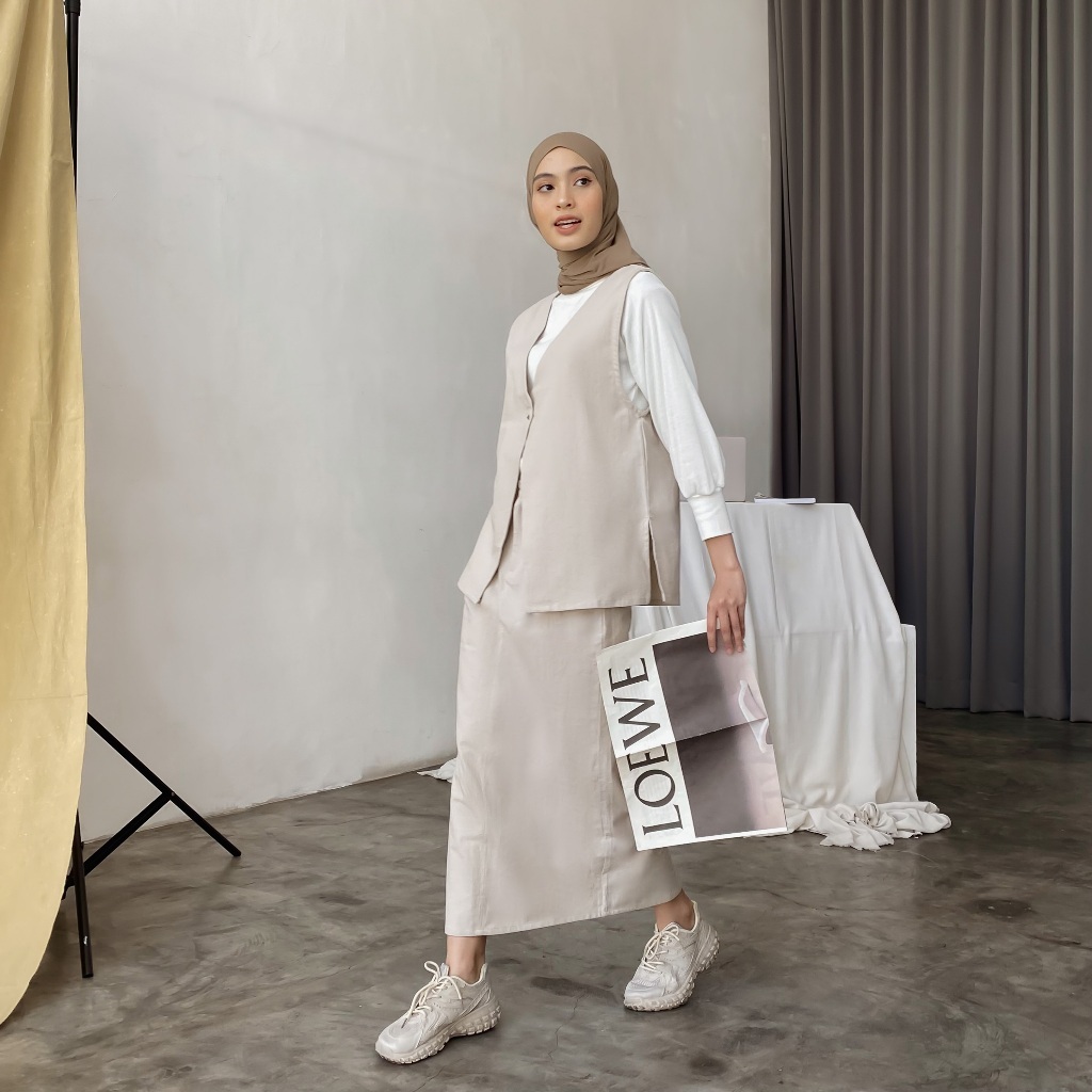 Jual SISCA SETELAN ROK WANITA // SAMANTHA SETELAN OUTER WANITA | Shopee ...