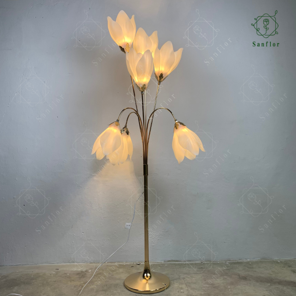 Jual 7 HEAD FAIRY FLOWER FLOOR LAMP/ LAMPU STANDING BUNGA/ WEDDING ...