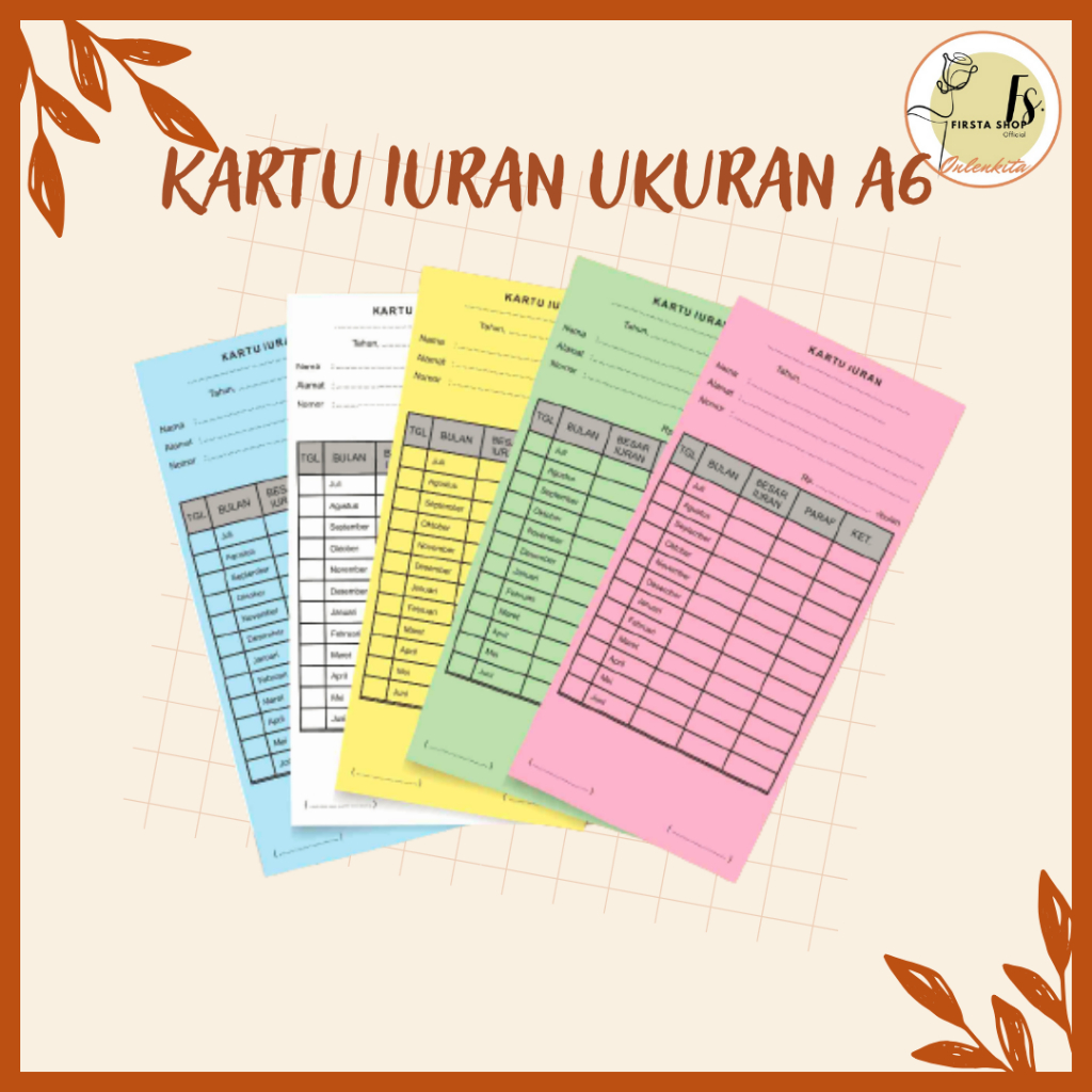 Jual Kartu Iuran Bulanan | Shopee Indonesia