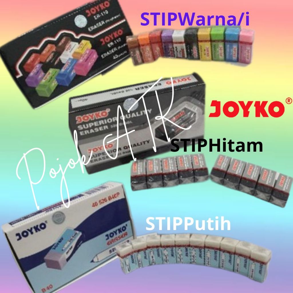 Jual Penghapus Joyko kecil / Hapusan Joyko / Stip Joyko kecil (10pcs ...