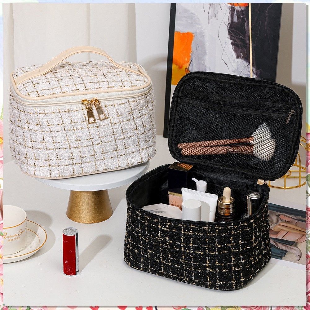 Jual Flip tas kosmetik/tas kosmetik/tas kosmetik portabel/tas kosmetik ...