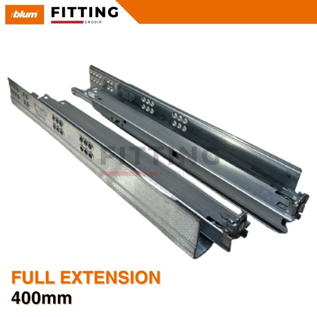 Jual 400 mm - Blum TANDEM Runners - Rel Laci Blumotion Soft Close Full ...