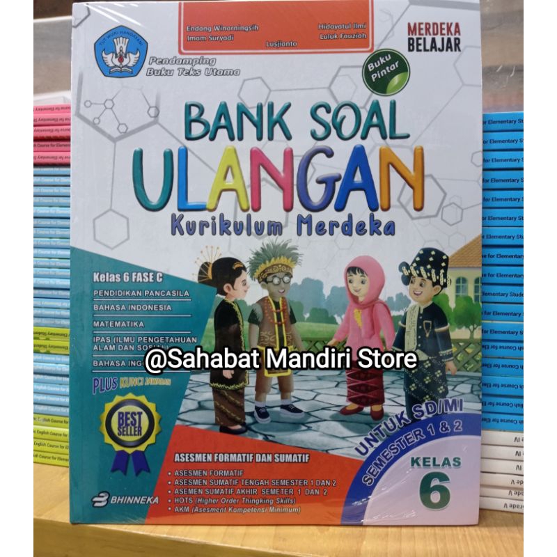 Jual Buku Bank Soal Ulangan Kelas 6 SD/MI Kurikulum Merdeka | Shopee Indonesia