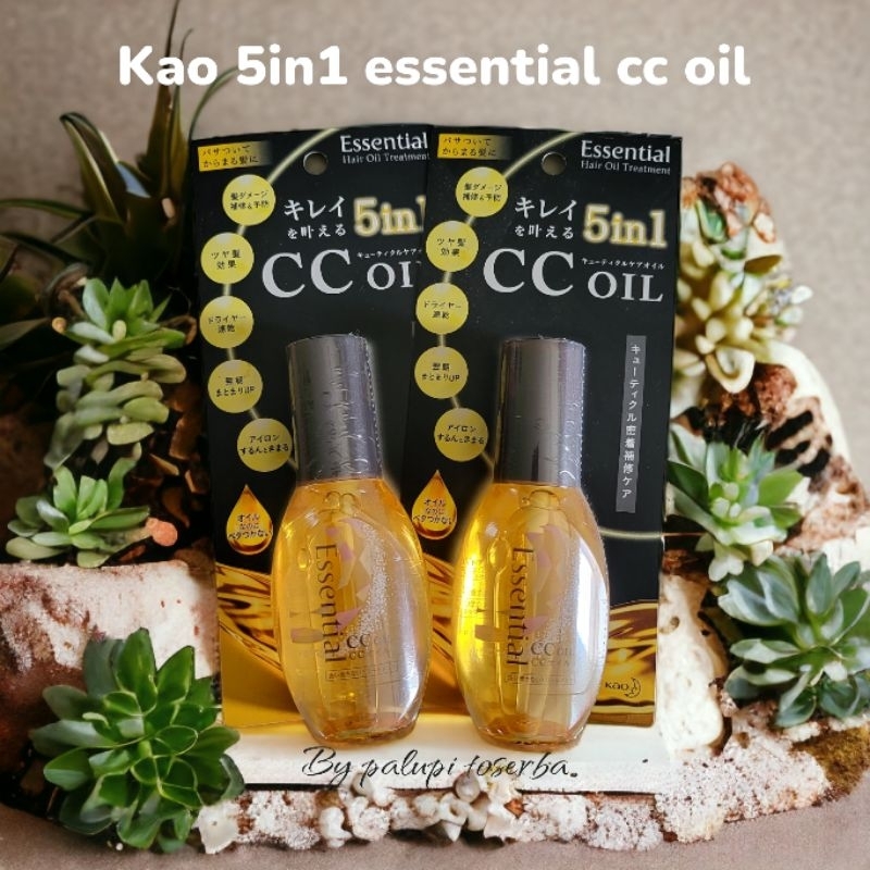 Jual kao essential cc hair oil 5in1 original jepang | Shopee Indonesia
