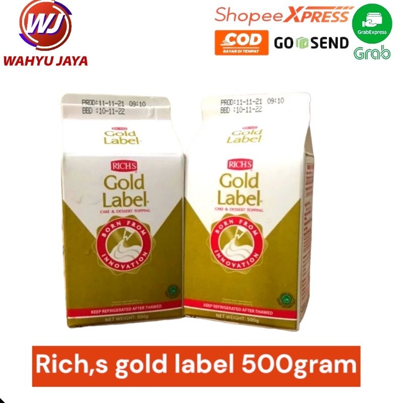 Jual rich,s gold label emas 500 gram | Shopee Indonesia