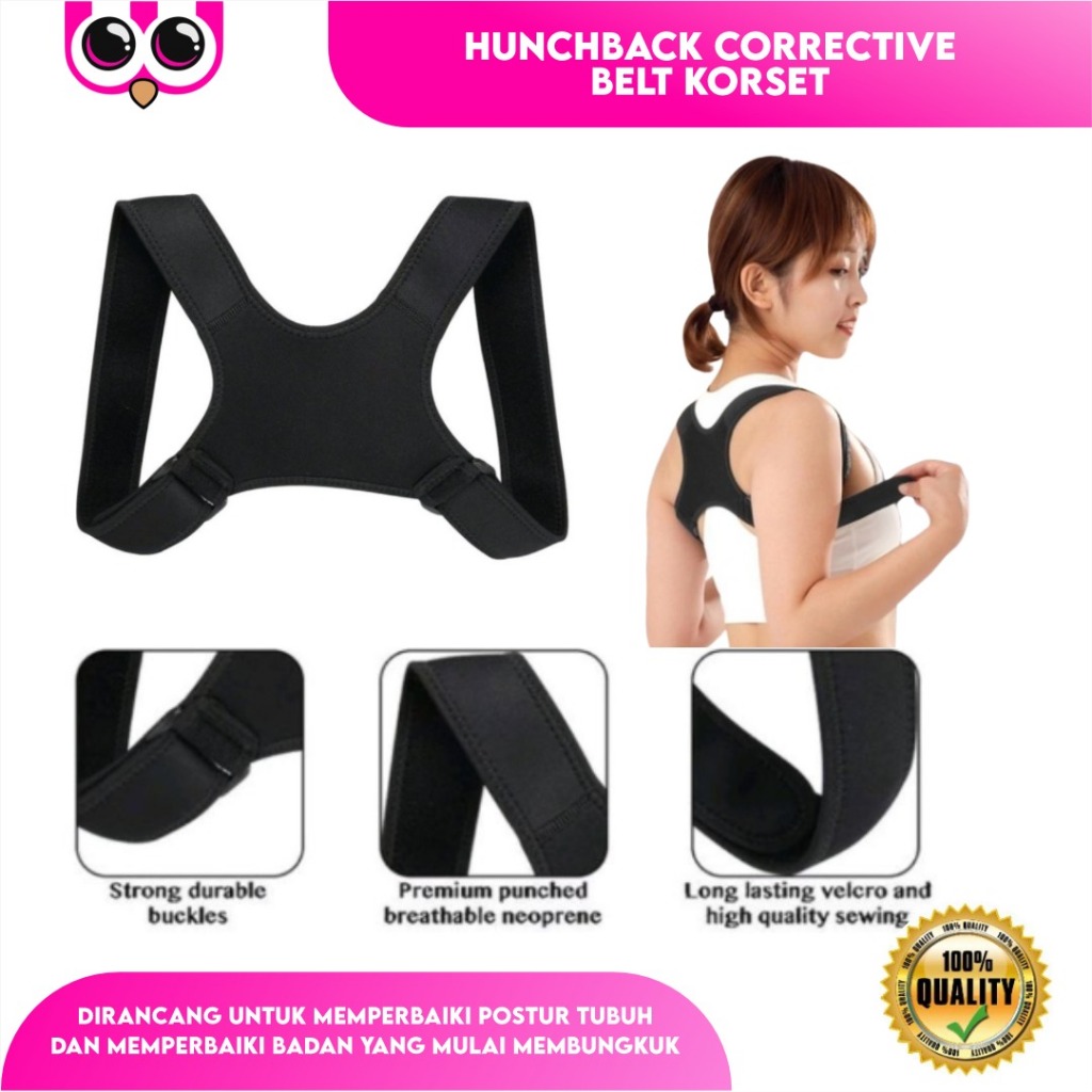 Jual HUNCHBACK CORRECTIVE BELT KORSET PENEGAK PUNGGUNG BUNGKUK POSTURE ...