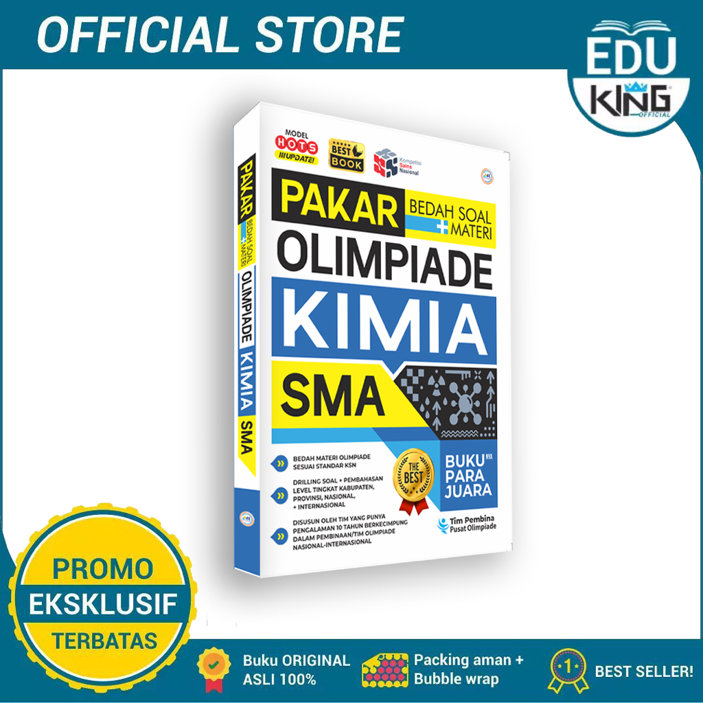 Jual BUKU KSN KIMIA - OSN 2024 SOAL DAN MATERI SMA PAKAR BEDAH SOAL MATERI OLIMPIADE SMA 2024 ...