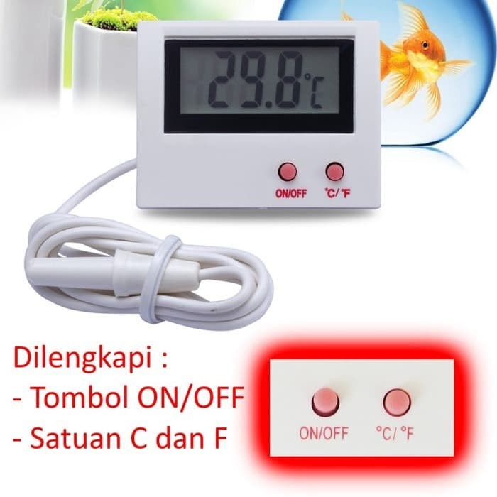 Jual Termometer Digital MB558/Thermometer Kulkas Digital | Shopee Indonesia