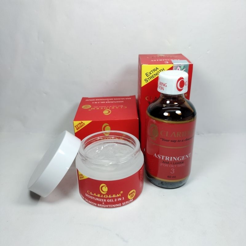 Jual Paket Clariderm 2in1(Toner+Cream) | Shopee Indonesia