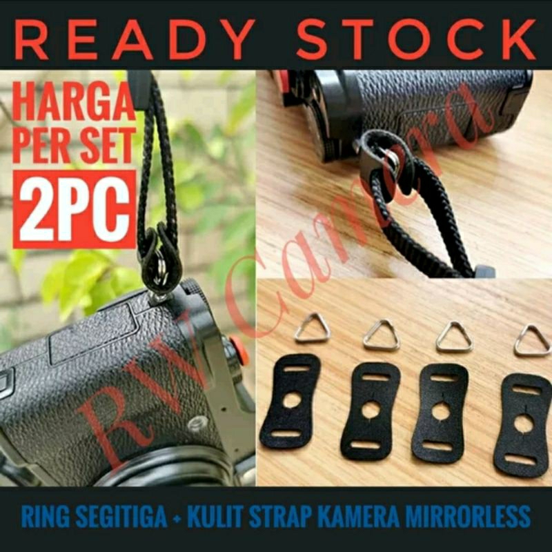 Jual 2pc Ring Segi Tiga Strap Camera Plus Kulit Kawat Segitiga Triangle ...