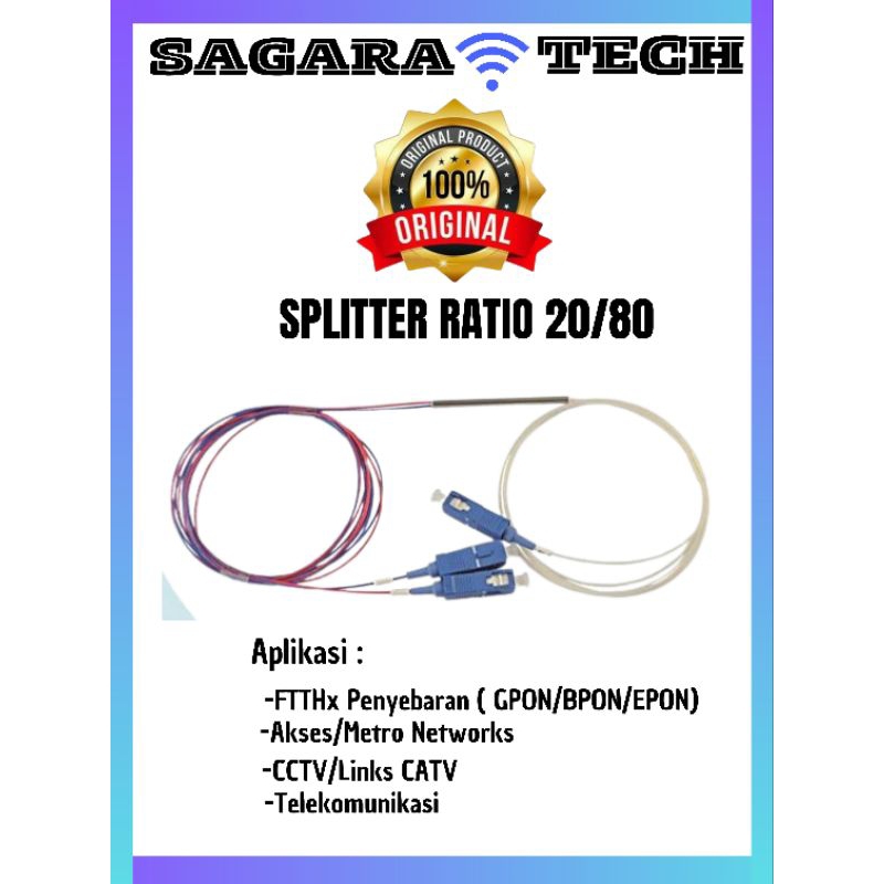Jual Splitter Ratio/FBT Splitter Ratio 20/80 | Shopee Indonesia