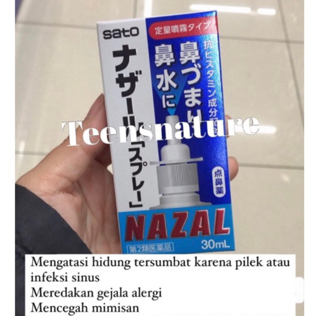 Jual Nazal Sato Spray (Japan) | Shopee Indonesia
