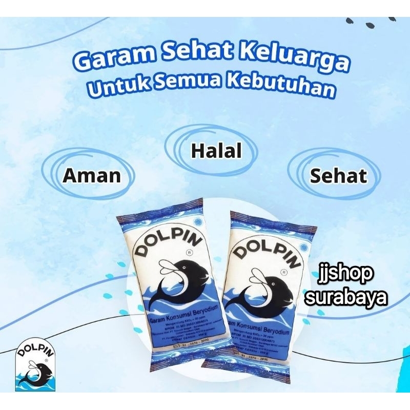 Jual Garam Dolphin 250gram, Garam Dolphin 500gram | Shopee Indonesia