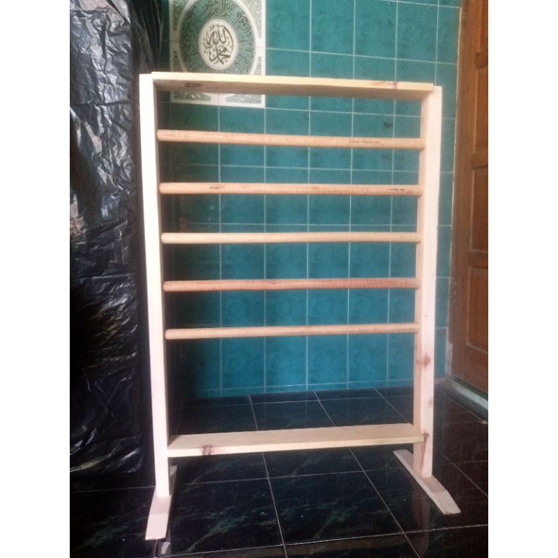 Jual RAK JILBAB / RAK HIJAB / RAK KERTAS / RAK KAYU MULTIFUNGSI ...