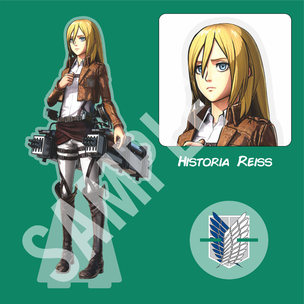 Jual Standee Akrilik Attack on Titan Action Figure | Shingeki no Kyojin ...