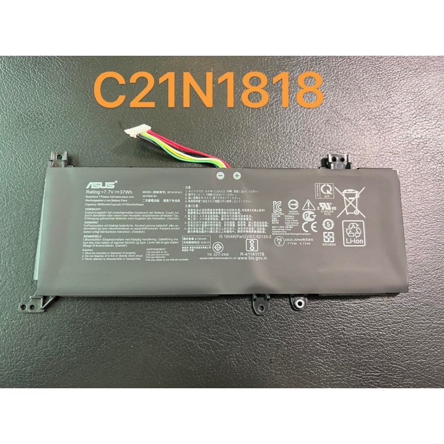 Jual Battery baterai Asus VivoBook A412 A412D B21N1818-2 A412F C21N1818 ...