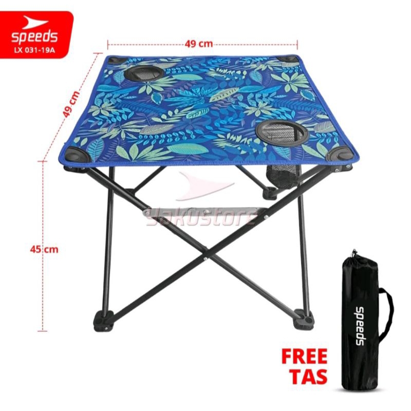 Jual Speeds Meja Lipat Indoor Outdoor Camping Mancing Folding Table ...