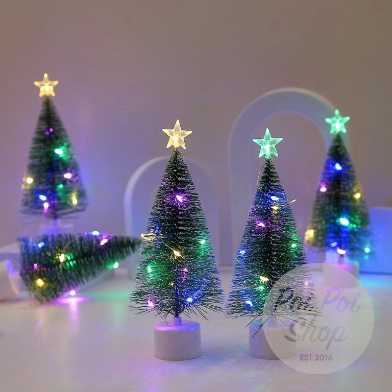 Jual Pohon Natal Lampu RGB Mini Dekorasi Kado Souvenir Christmas Murah ...
