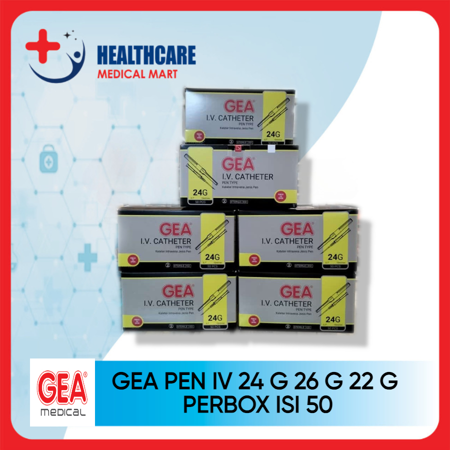 Jual GEA I.V catheter Abbocath gea 24g 26g 22g PERBOX ISI 50 | Shopee ...