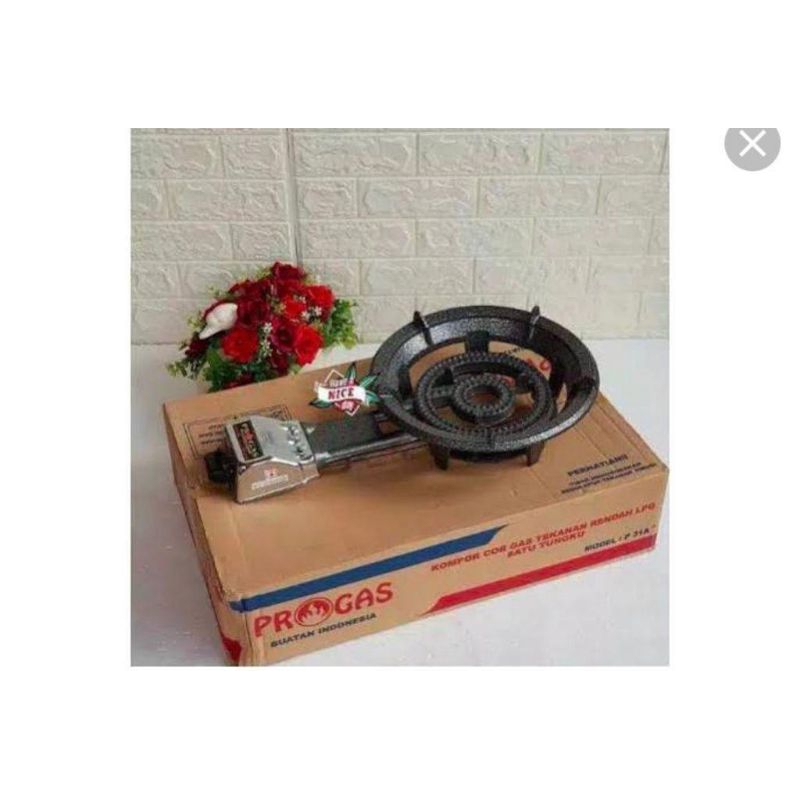 Jual Progas - Kompor cor gas tekanan rendah LPG satu tungku. | Shopee Indonesia