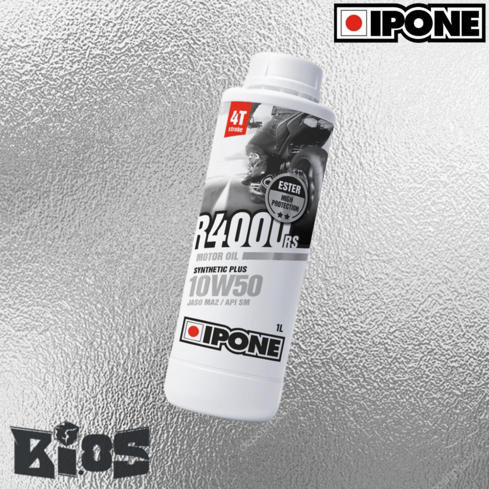 Jual OLI IPONE R4000 RS R4000RS 4T 10W-40 / 10W-50 ESTER SYNTHETIC PLUS ...