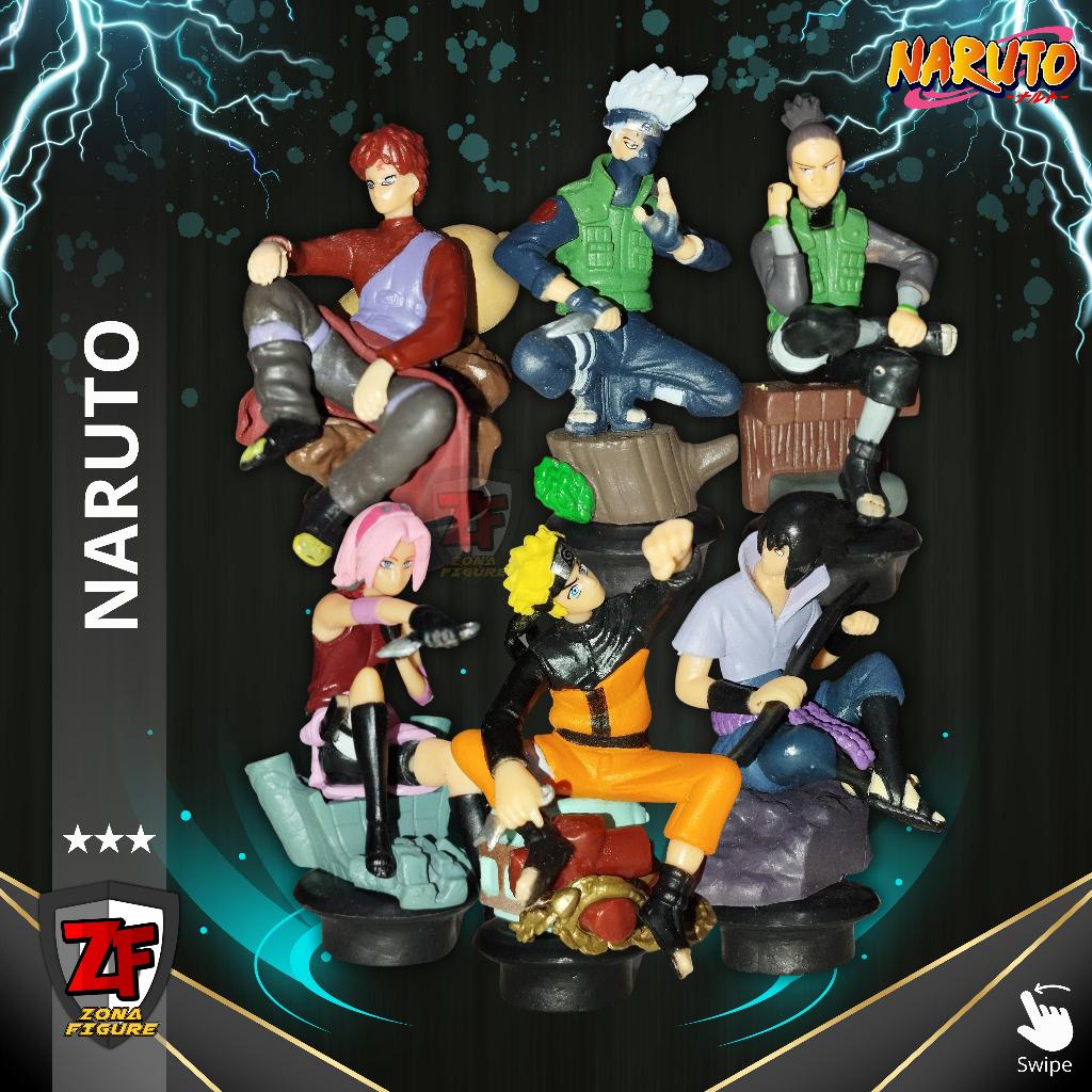 Jual Naruto Chess Chibi Action Figure Naruto Mini Figure Cake Topper ...