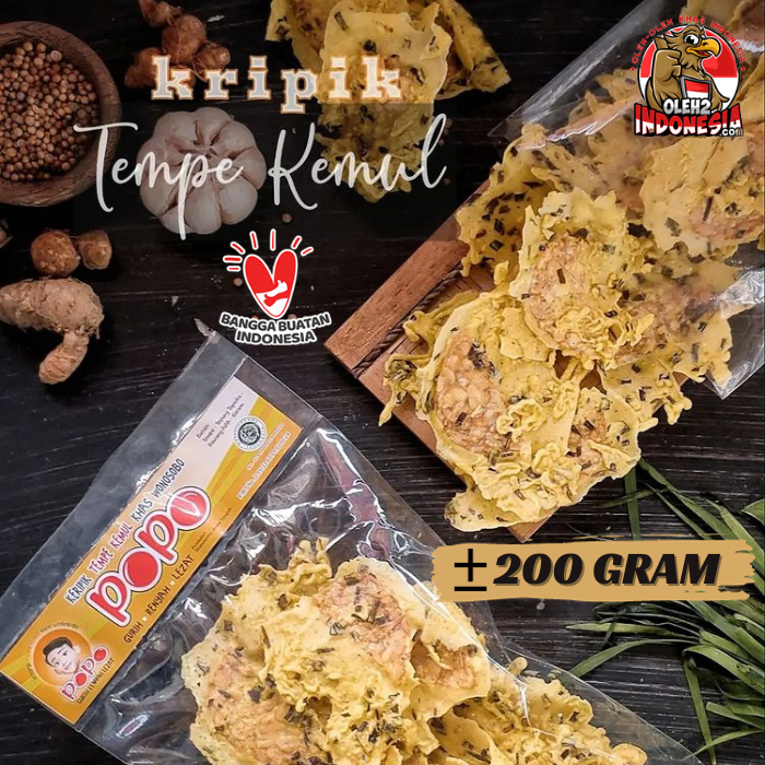 Jual Keripik Tempe Kemul Oleh oleh Khas Wonosobo Dieng Merk Popo ...