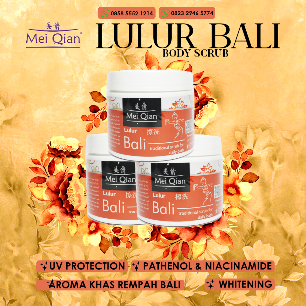 Jual Mei Qian Lulur Bali Traditional Scrub for Daily Bath / Body Scrub ...