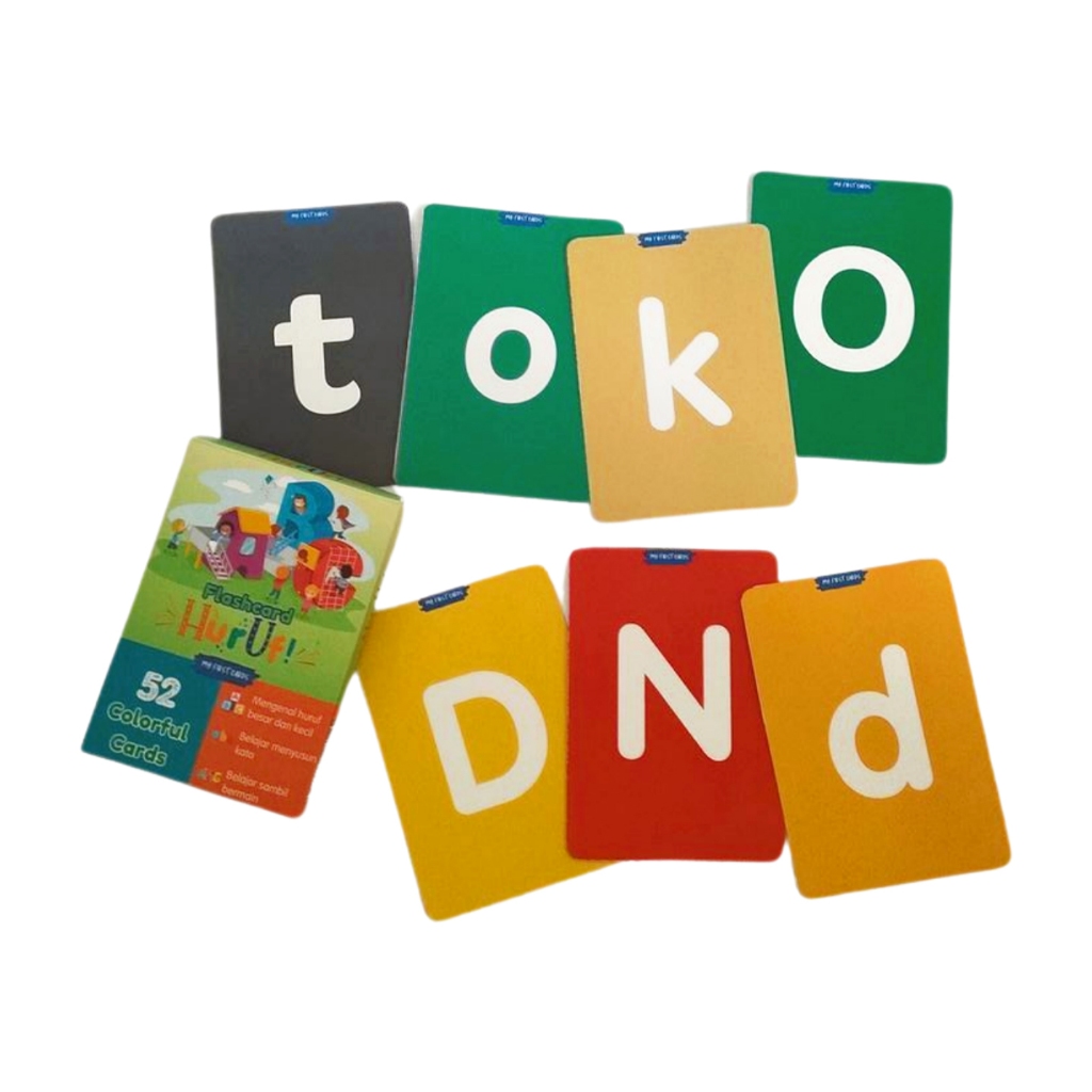 Jual Mainan Edukasi Anak My First FlashCards Warna Alphabet Huruf Color ...