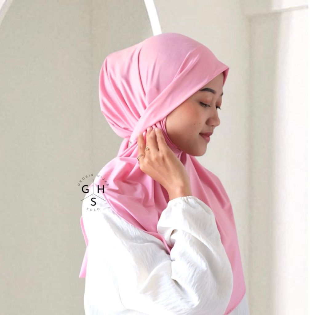 Jual DAISY BERGO TALI INSTAN FRENCH MELAYU HIJAB NON PED JERSEY PREMIUM (KJI) Grosirhijabsolo ...