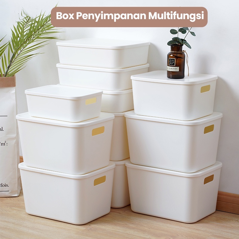 Jual KOTAK PENYIMPANAN DENGAN PENUTUP STORAGE BOX / KOTAK PENYIMPANAN ...