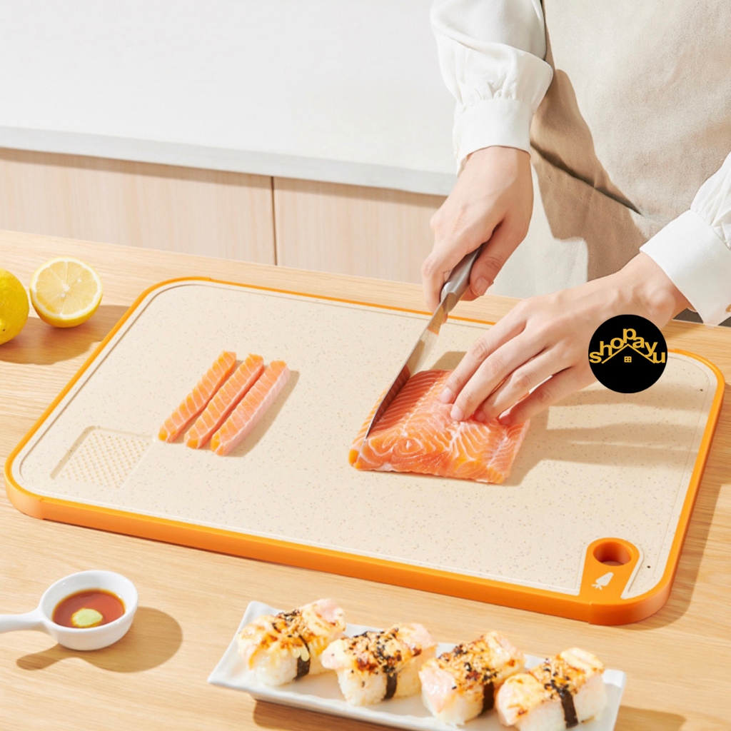 Jual SHOPAYU talenan dapur plastik tebal talenan 2 sisi serbaguna besar ...