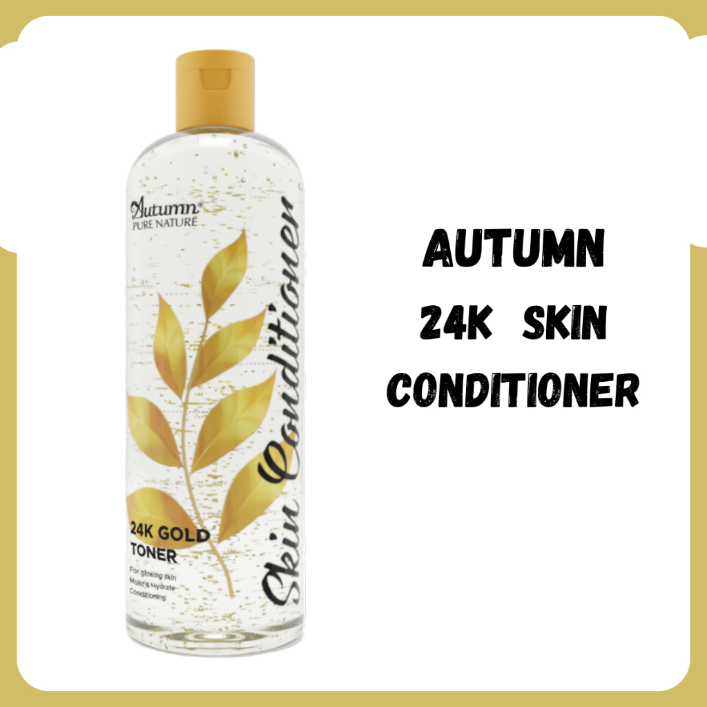 Jual Autumn Toner Skin Conditioner 24K Gold 500ml | Shopee Indonesia