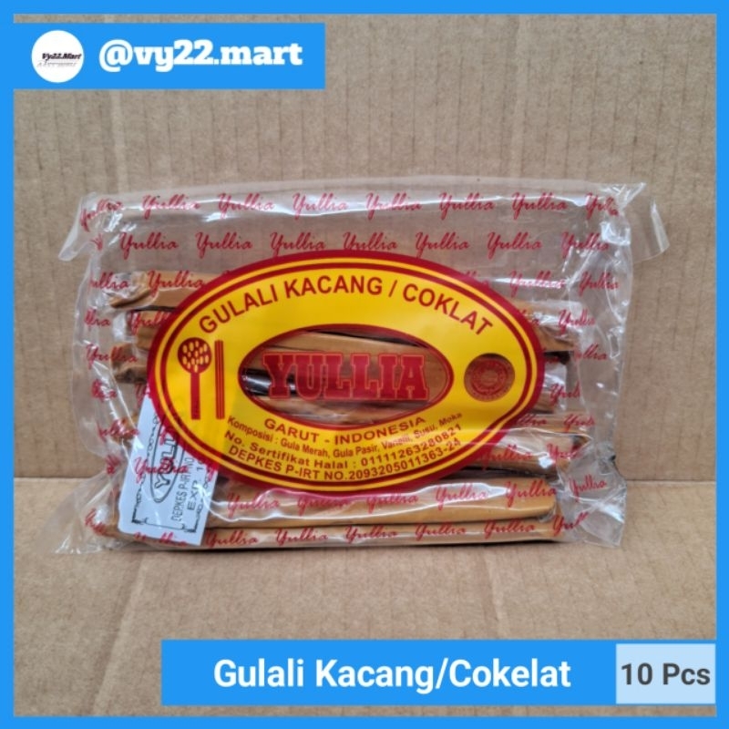 Jual Gulali Kacang Cokelat Stick Manis isi 10 Pcs | Shopee Indonesia