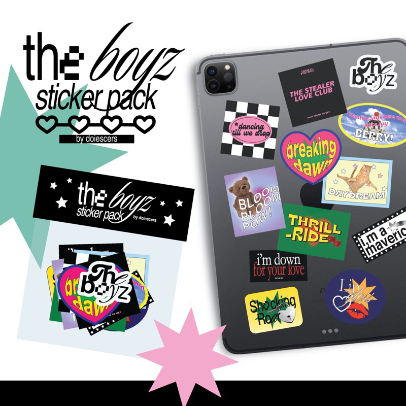 Jual the boyz sticker pack kpop by doiescers | Shopee Indonesia